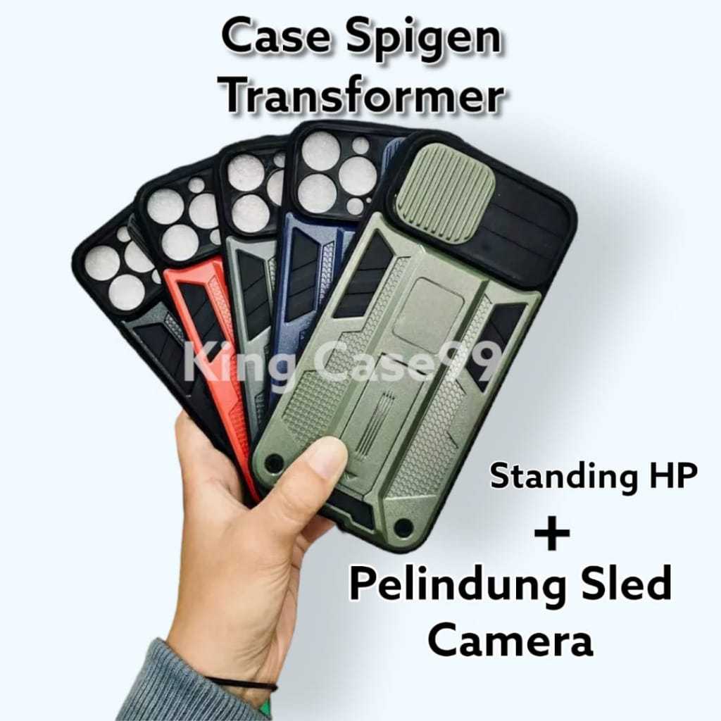 Jual Case Spigen Robot Standing hp + pelindung sled camera ALL TYPE IPH ...
