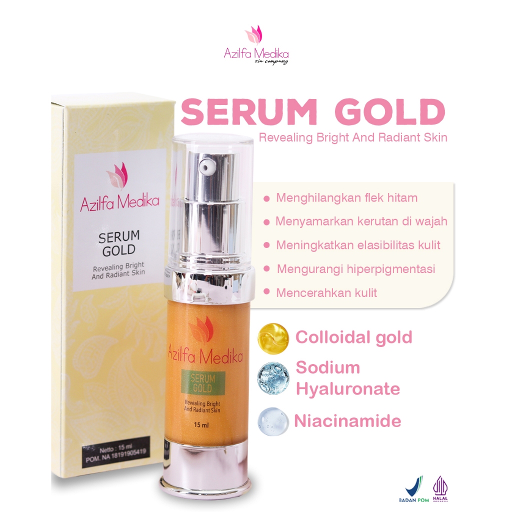 Jual Serum gold by Azilfa Medika Skin care | Shopee Indonesia