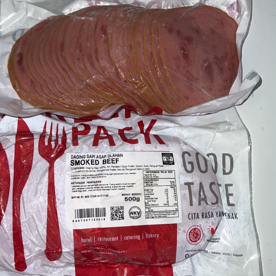 Jual Smoked beef premium horeca pack bernardi bulat 500 gram | Shopee ...