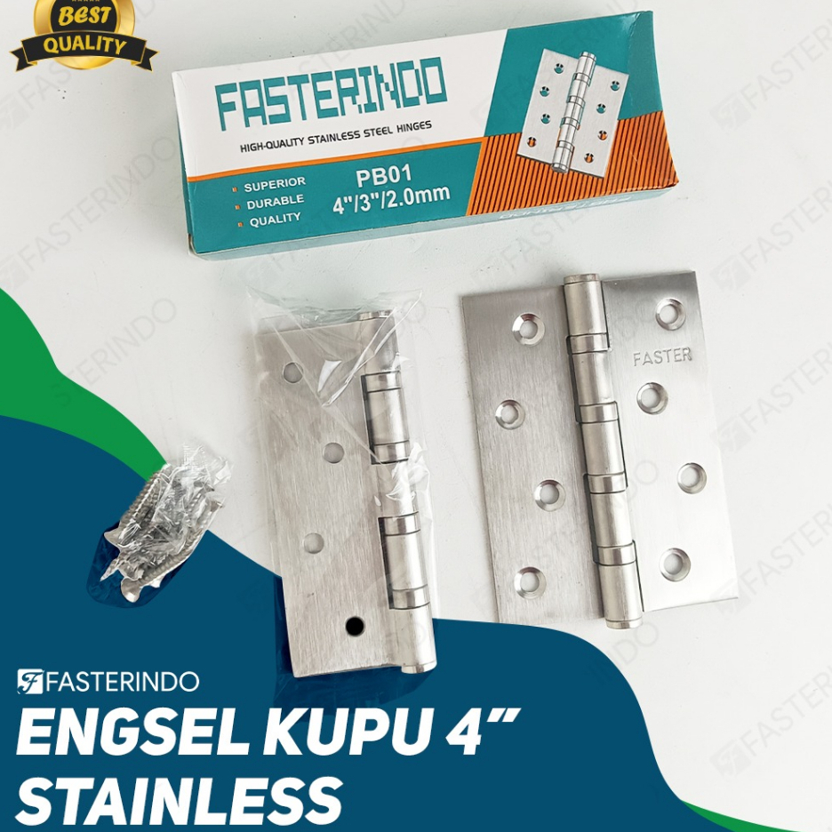 Jual Engsel Kupu 4 Inch Stainless / Engsel Pintu | Shopee Indonesia