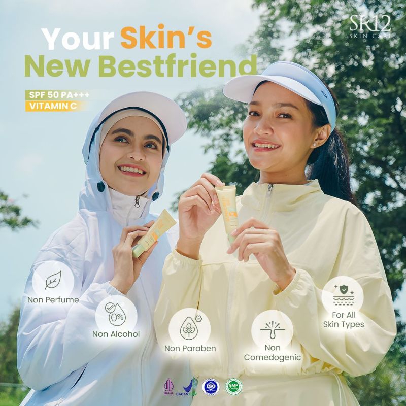 Jual SR12 AIRZA SUNSCREEN GEL SPF 50 PA+++ Melindungi Kulit Dari ...