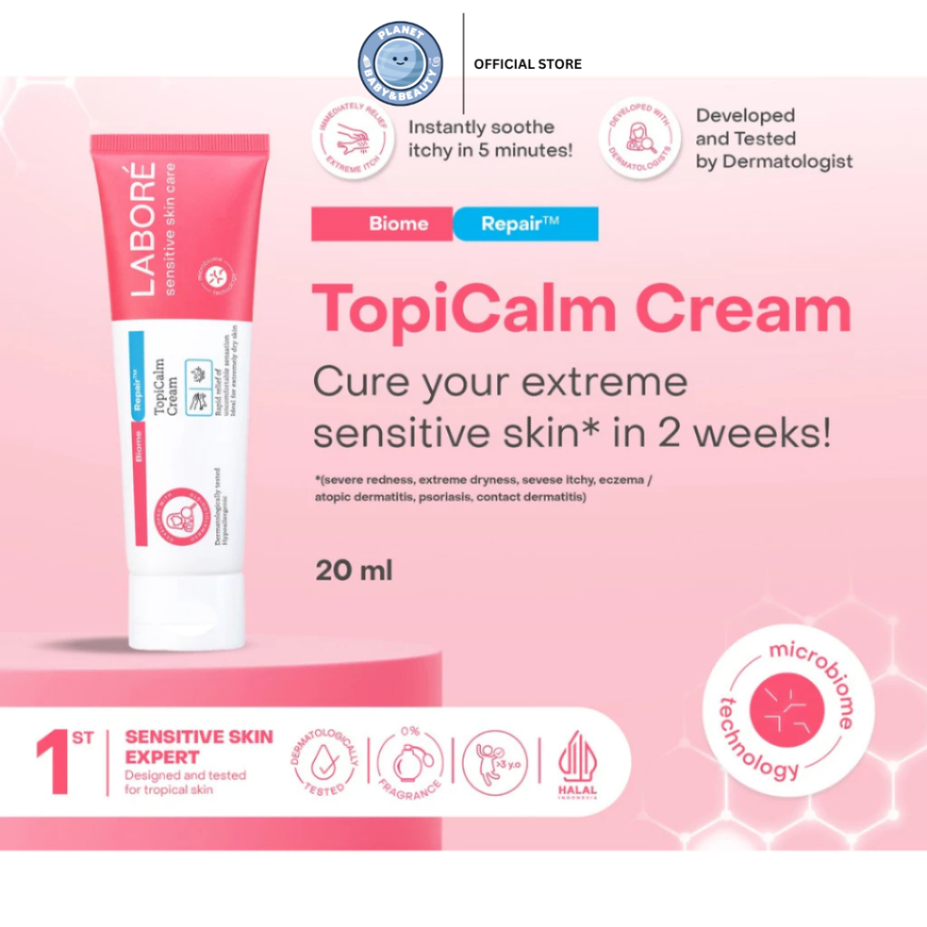 Jual Labore Topicalm Cream 20ml & 85ml | Shopee Indonesia