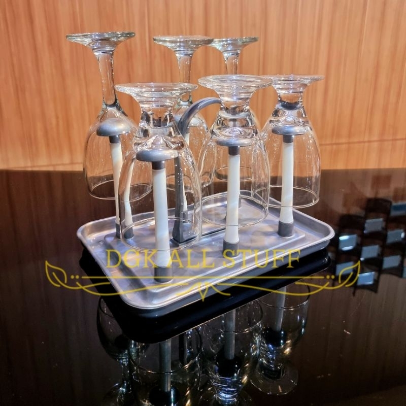 Jual Rak Tempat Gantungan Gelas Cangkir Mug Gelas Wine Gantung Glass ...