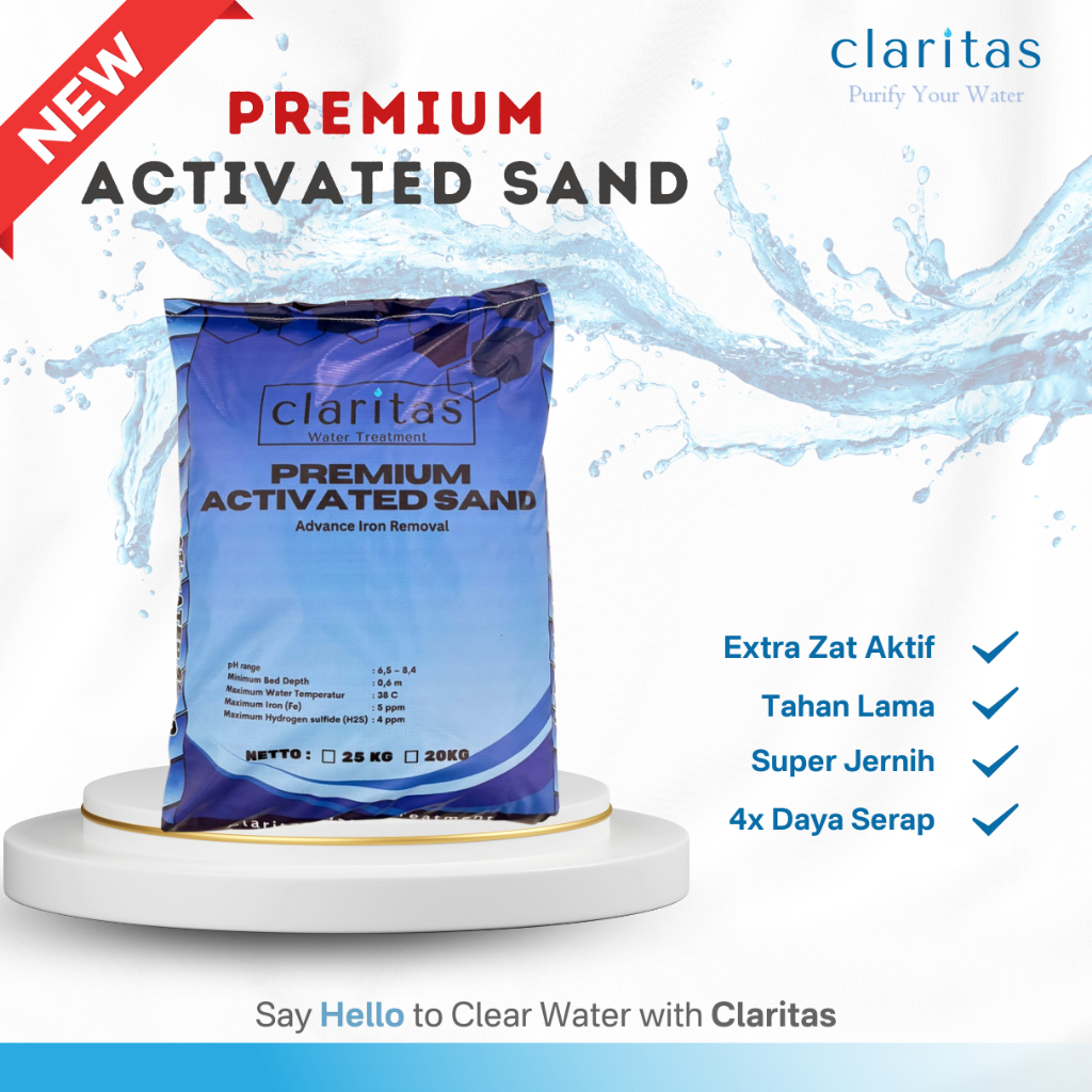 Jual Media Filter Air - Premium Activated Sand - Pasir Aktif Premium ...