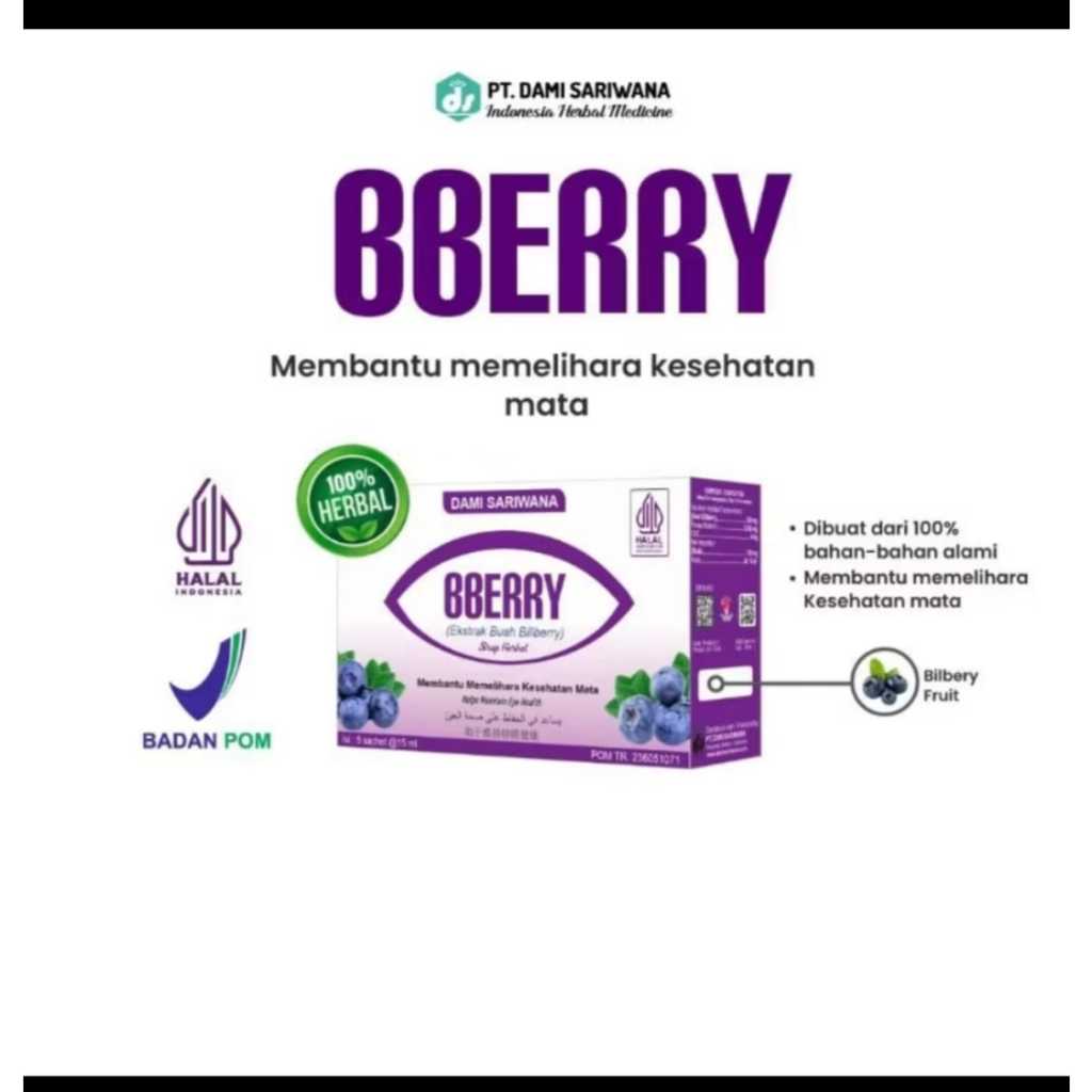 Jual Obat Mata Anak Dan Dewasa Bberry Sachet Cair Suplemen Vitamin Mata ...