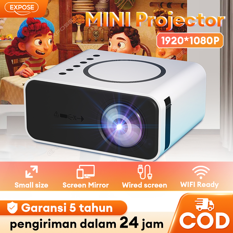 Jual Projector Android 4K Bluetooth Mini Same Screen Projector 1080P ...