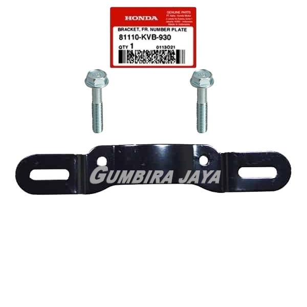 Jual BRACKET DUDUKAN BESI PLAT NOMOR DEPAN BEAT VARIO 110 KARBU FI ...