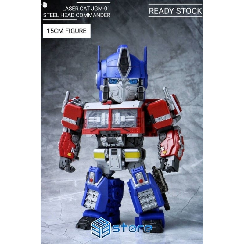 Jual Laser Cat JGM-01 Steel Head Commander Transformers Optimus Prime R ...