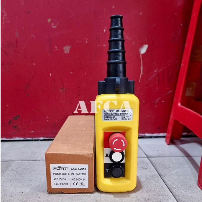 Jual FORT Double Speed Hoist Push Button with Emergency Stop 2 Tombol ( XAC-A2913 ) | Shopee ...