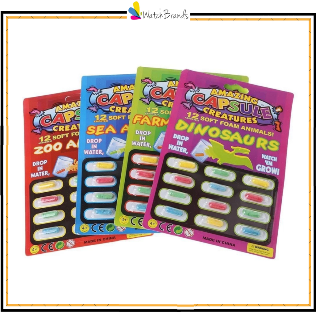 Jual WBS AMAZING CAPSULE CREATURES 12pcs Kapsul Ajaib Rendaman Binatang ...