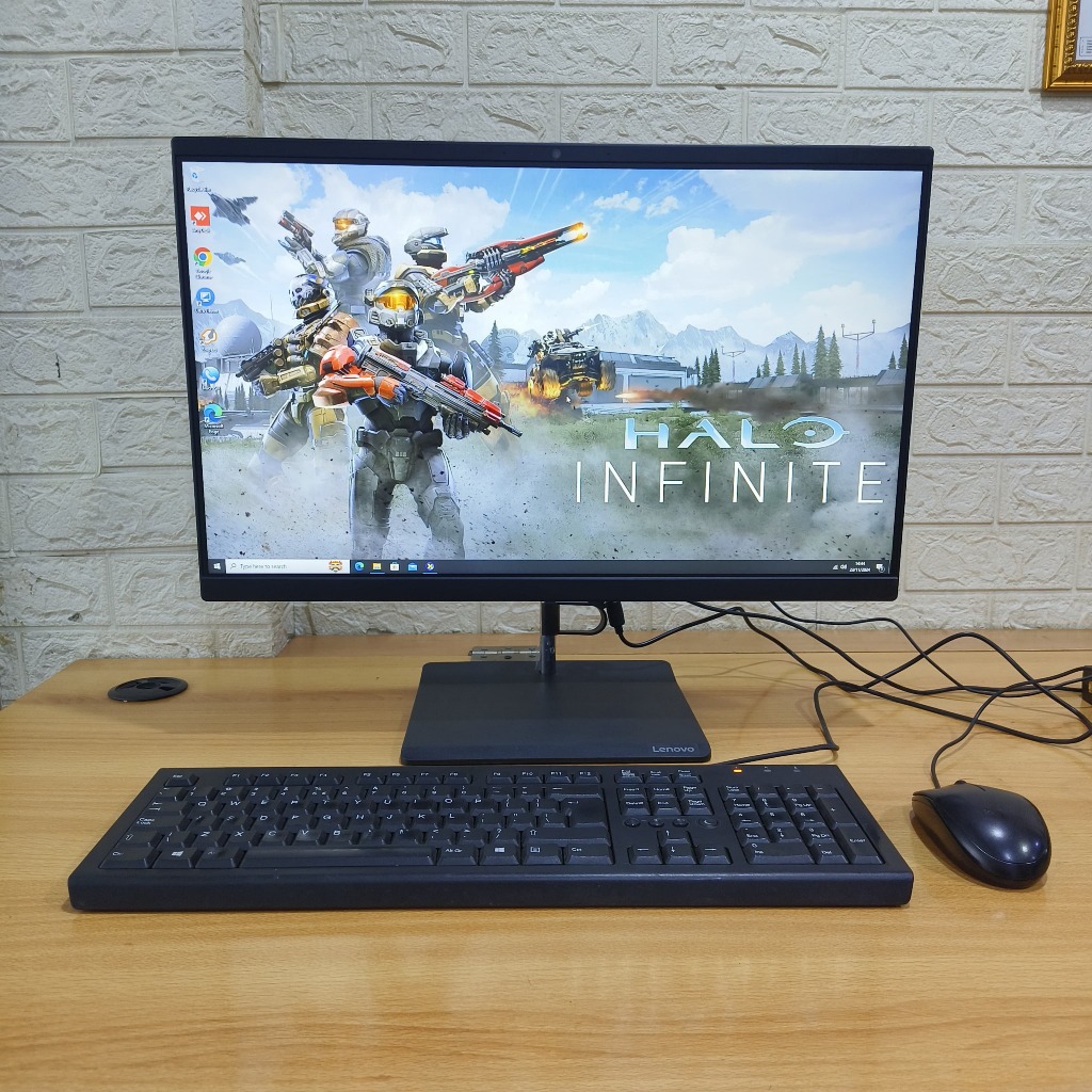 Jual PC AIO Lenovo V30s 24IIL Core i3-1005G1 Gen 10 RAM 8GB SSD 128GB HDD 1TB | Shopee Indonesia