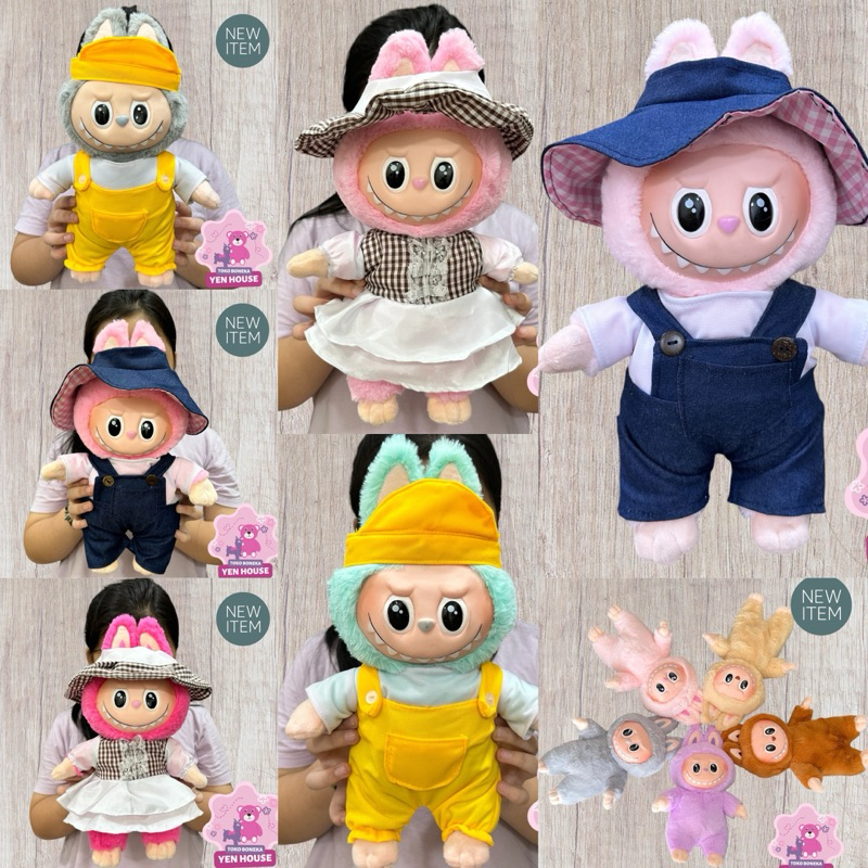 Jual Ready Boneka Labubu Muka Karet Bahan Premium Plush Toy Soft Labubu ...
