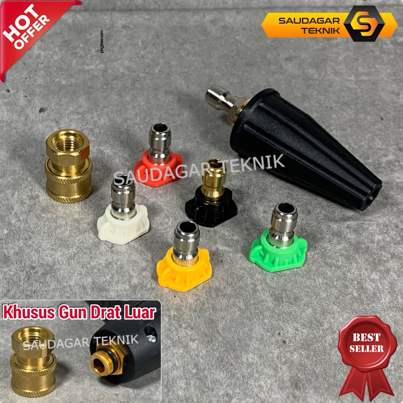 Jual Adaptor Quick Release Gun Jet Cleaner M14 Nepel Quick Release Gun ...