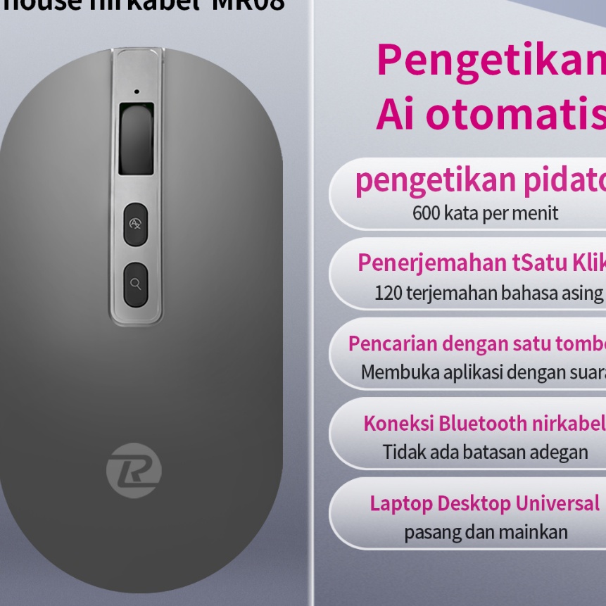 Jual Cepat RU MIC MR Mouse Pintar Fitur Pengenalan SuaraPencarian ...