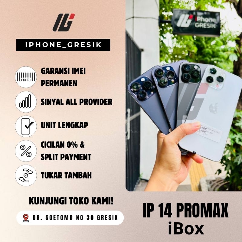 Jual iPhone 14ProMax 128/256GB EX IBOX GARANSI RESMI INDONESIA Second ORIGINAL Likenew | Shopee ...