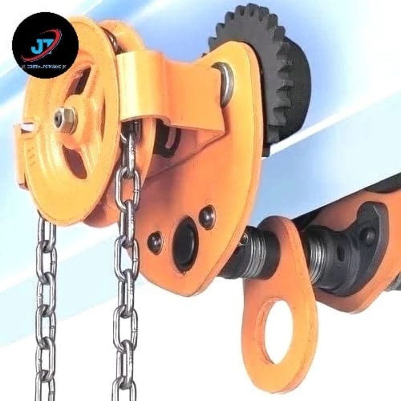 Jual Geared Trolley 2 Ton Gear Troli Hoist 2Ton Chain Blok Katrol ...
