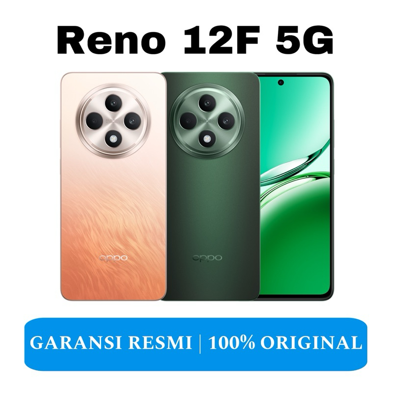 Jual Oppo Reno 12F 12+12/256 GB 5G Garansi Resmi | Shopee Indonesia