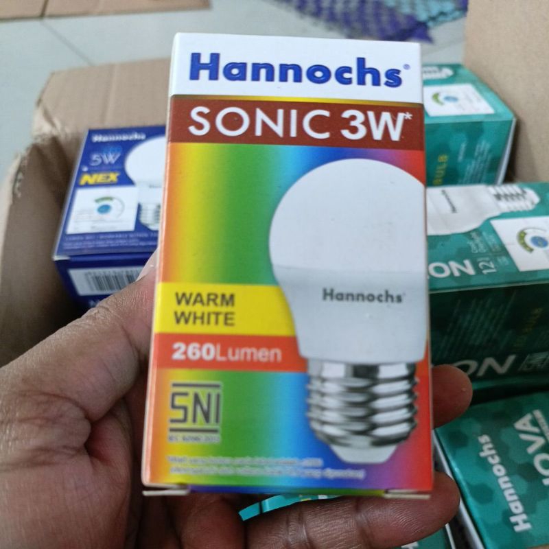 Jual Lampu Led hanok hannochs hanoc 3watt kuning/warm white | Shopee ...