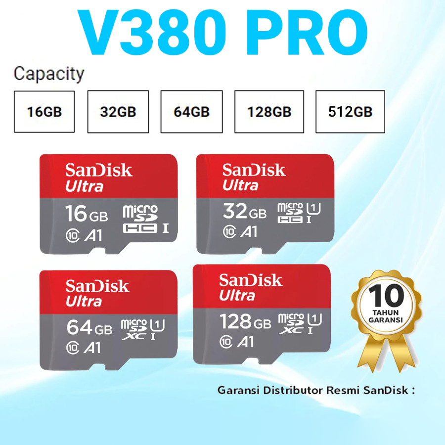 Jual Micro SD 16GB/32GB/ 64 GB/128GB/256GB/512GB Sandisk Ultra CL10 ...