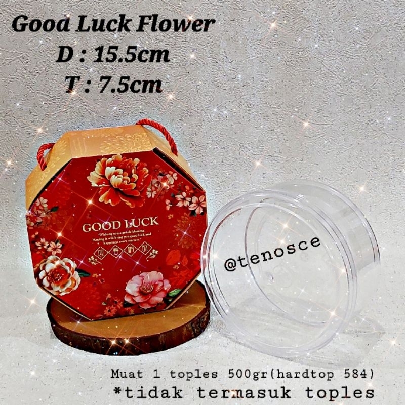 Jual Kotak Dus Box Jinjing 1 toples 500gr Kue Kering Cookies Nastar ...