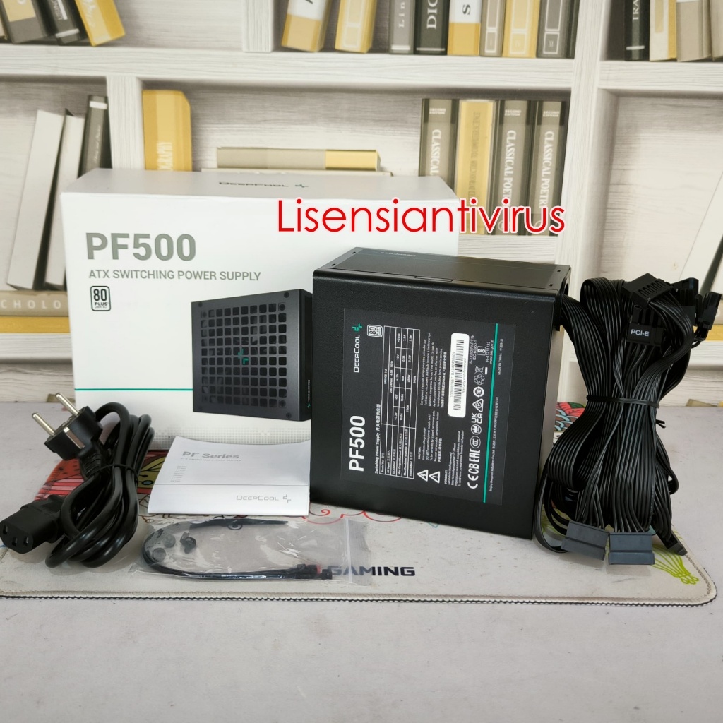 Jual PSU Deepcool Power Supply PF500 (Flat Cable) 500W PSU KOMPUTER 500W 80+ | Shopee Indonesia