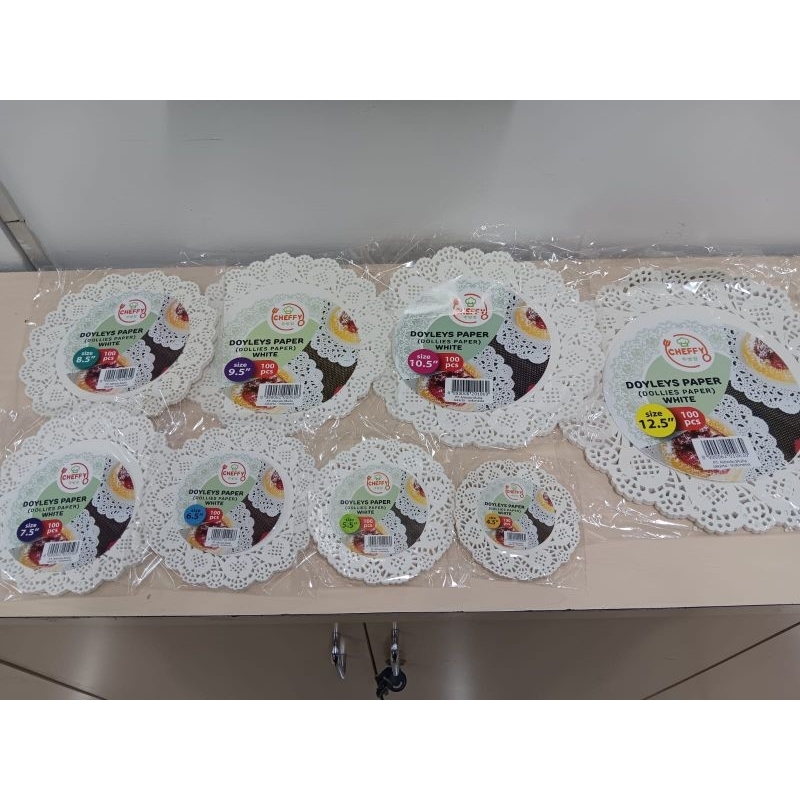 Jual paper doyleys CHEFFY isi 100 lbr | Shopee Indonesia