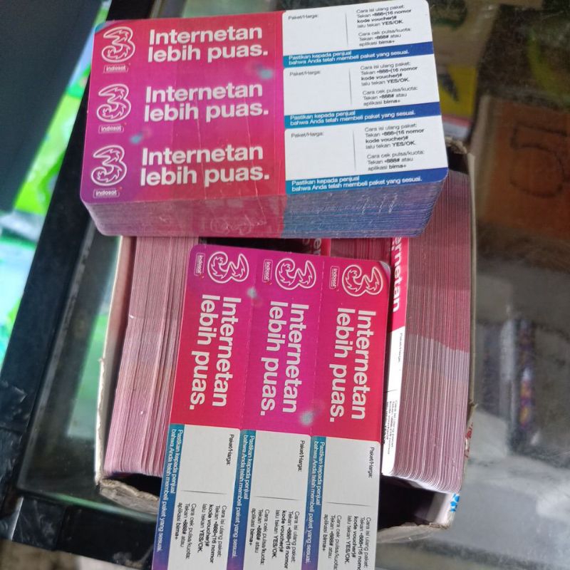 Jual Vocer Tri 5 GB 3 hari masa tnggu 1 THN | Shopee Indonesia