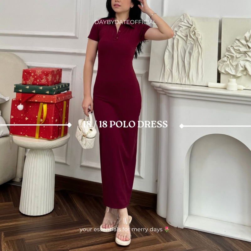 Jual 18 / 18 Polo Dress | Daybydate | Polo Dress Wanita Polo Dress ...