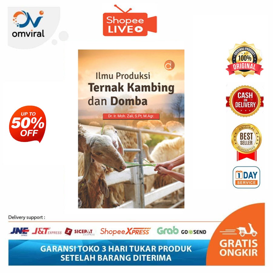 Jual Buku Ilmu Produksi Ternak Kambing dan Domba BW Moh Zali Penerbit Deepublish | Shopee Indonesia