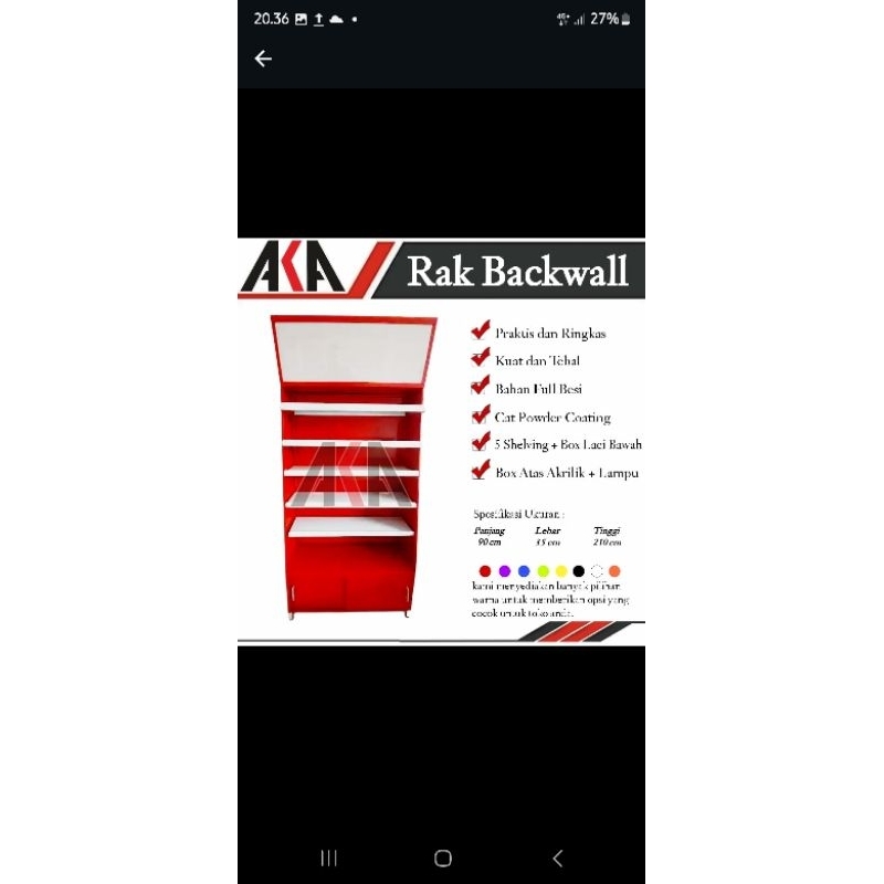 Jual Rak Backwall Rokok | Shopee Indonesia