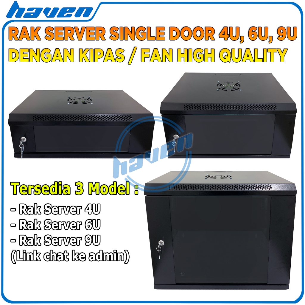Jual Wallmount Rack Server 4U / Wallmount Rack 4U / Rak Server Ukuran ...