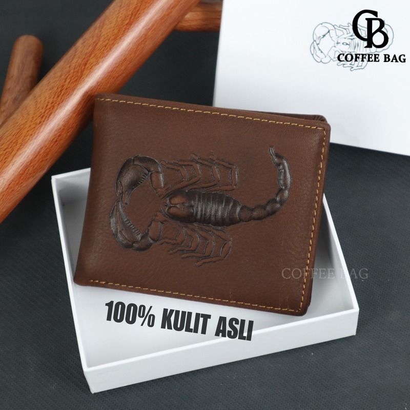 Jual [CB] Dompet Lipat Pria Kulit Asli | Dompet Model Logo 3D ...