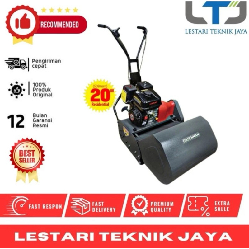 Jual Mesin Potong Rumput DORONG 20" REEL MOWER RM GREENMASTER / Mesin Pemotong Rumput 20 inch ...
