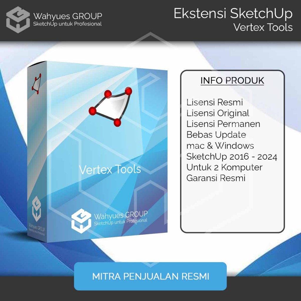 Jual Lisensi Vertex Tools Ekstensi SketchUp ORIGINAL RESMI | Shopee ...