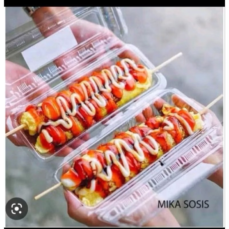 Jual Mika Sosis Besar Plastik Mika Sostel 1 pack isi 50 pcs Mika Hotdog ...