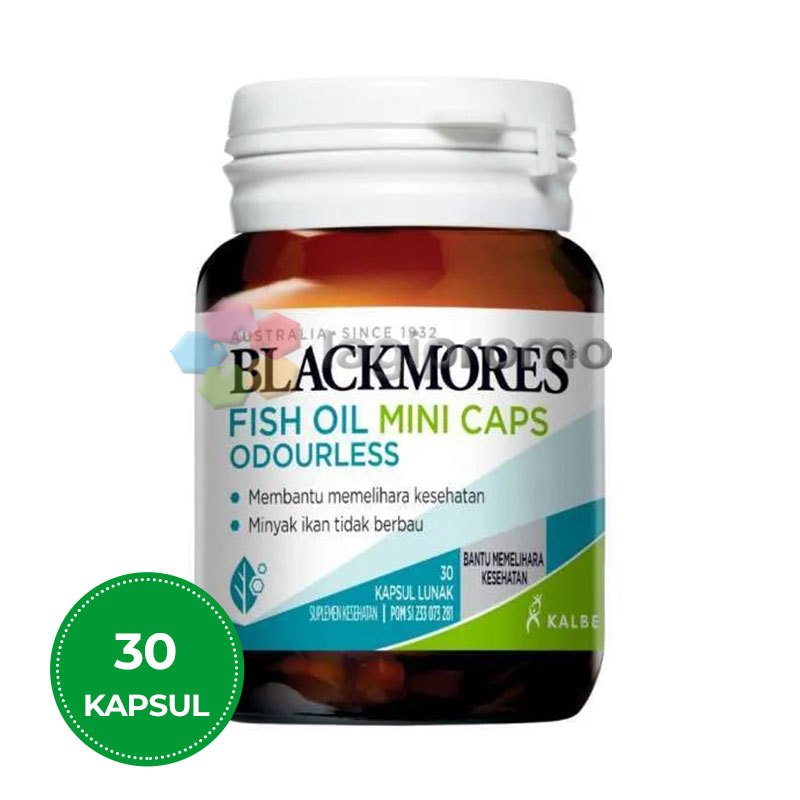 Jual Blackmores Fish Oil Mini 30 Kapsul Omega 3 Suplemen Kesehatan ...
