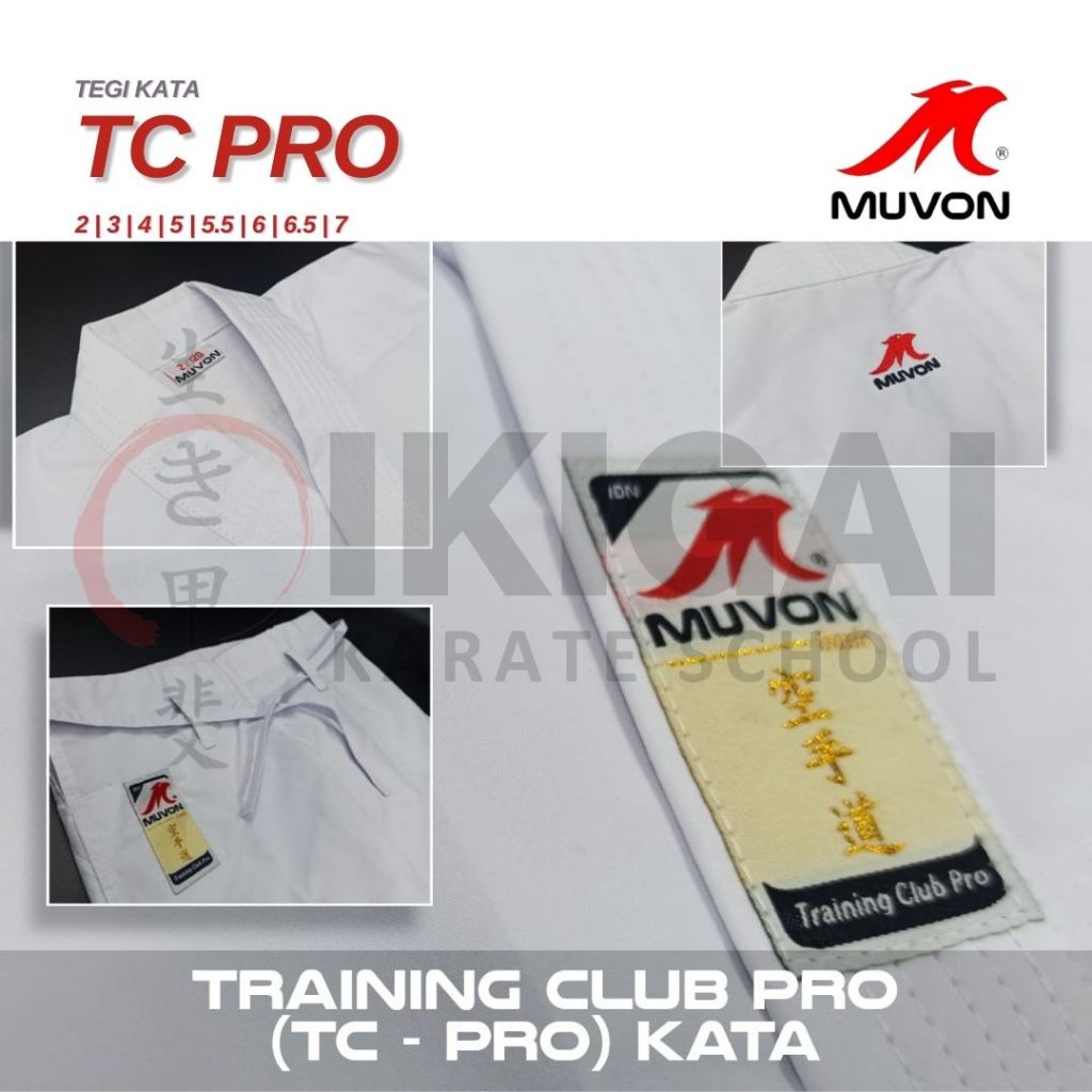 Jual MUVON TC PRO TEGI KATA Karate-Gi Baju Karate | Shopee Indonesia