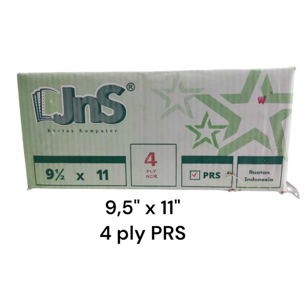 Jual Kertas Continuous Form JNS 9 1/2 x 11" - 4 Ply (K4) * | Shopee ...