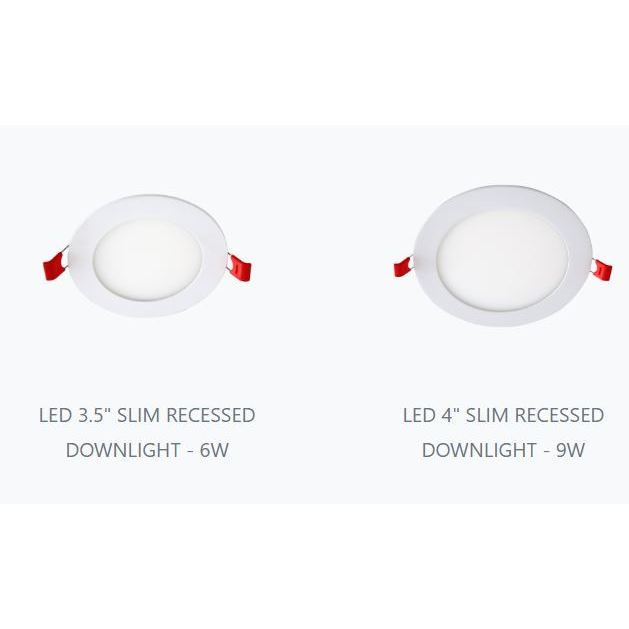 Jual Lampu downlight LED slim recessed ultra daylight Nero 6W 9W ...