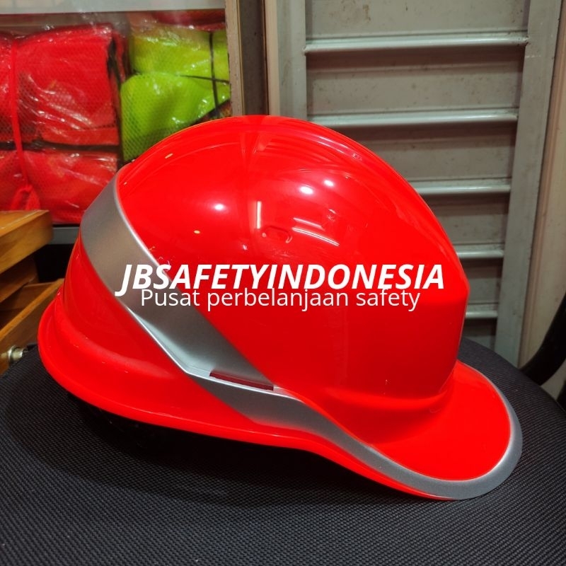 Jual HELM PROYEK SAFETY DELTA PLUS VENITEX WARNA ORANGE | Shopee Indonesia