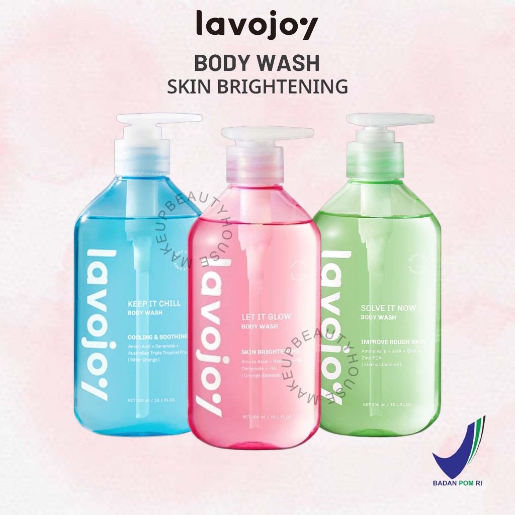 Jual LAVOJOY Body Wash Skin Brightening Let It Glow | Solve It Now ...