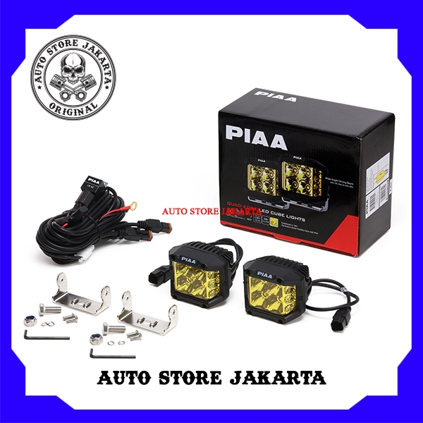 Jual Lampu Sorot LED PIAA Quad Edge DKQE30 Ion Yellow 2500K | Shopee Indonesia