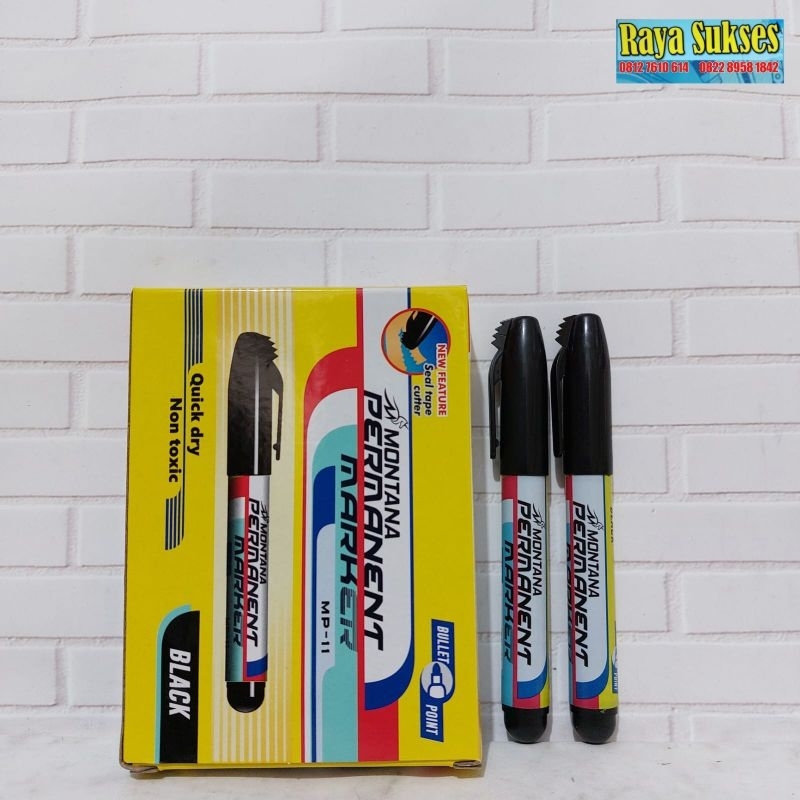 Jual Spidol Permanent Montana/ Spidol Permanent Marker Mp-11/ Spidol ...
