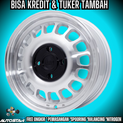 Jual Velg mobil hsr racing bsi R14 pcd 4x100 pass buat mobil brio,agya,ayla,calya,sigra,sirion ...