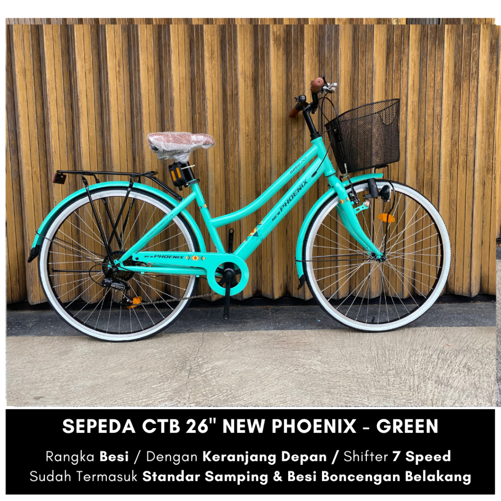 Jual Sepeda CTB New Phoenix 26" Inch - Citybike 7 SPEED | Shopee Indonesia