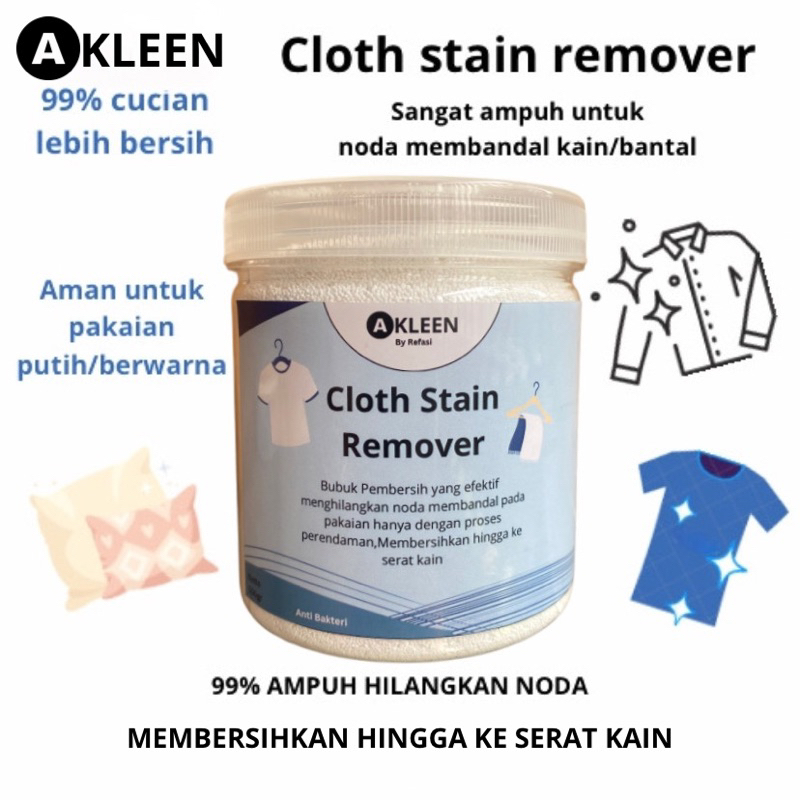 Jual Cloth stain remover Akleen by Refasi VIRAL - FREE GIFT Cloth Stain ...