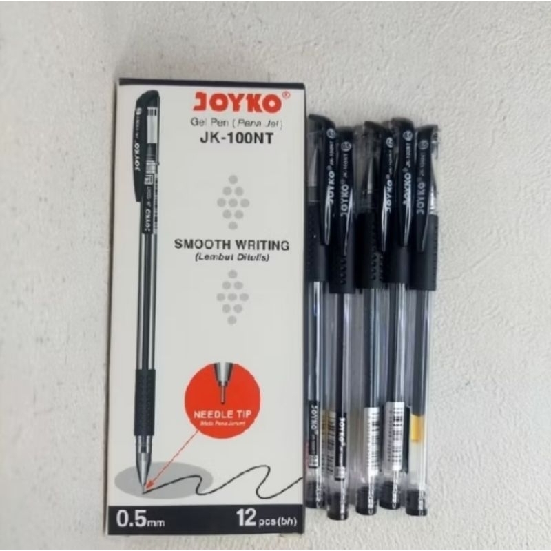 Jual Pulpen Gel Hitam Joyko JK-100NT | Shopee Indonesia