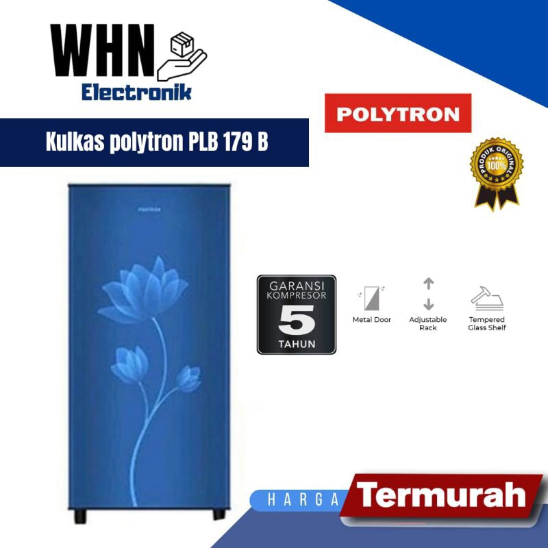 Jual kulkas/ lemari pendingin Polytron plb 179 b | Shopee Indonesia