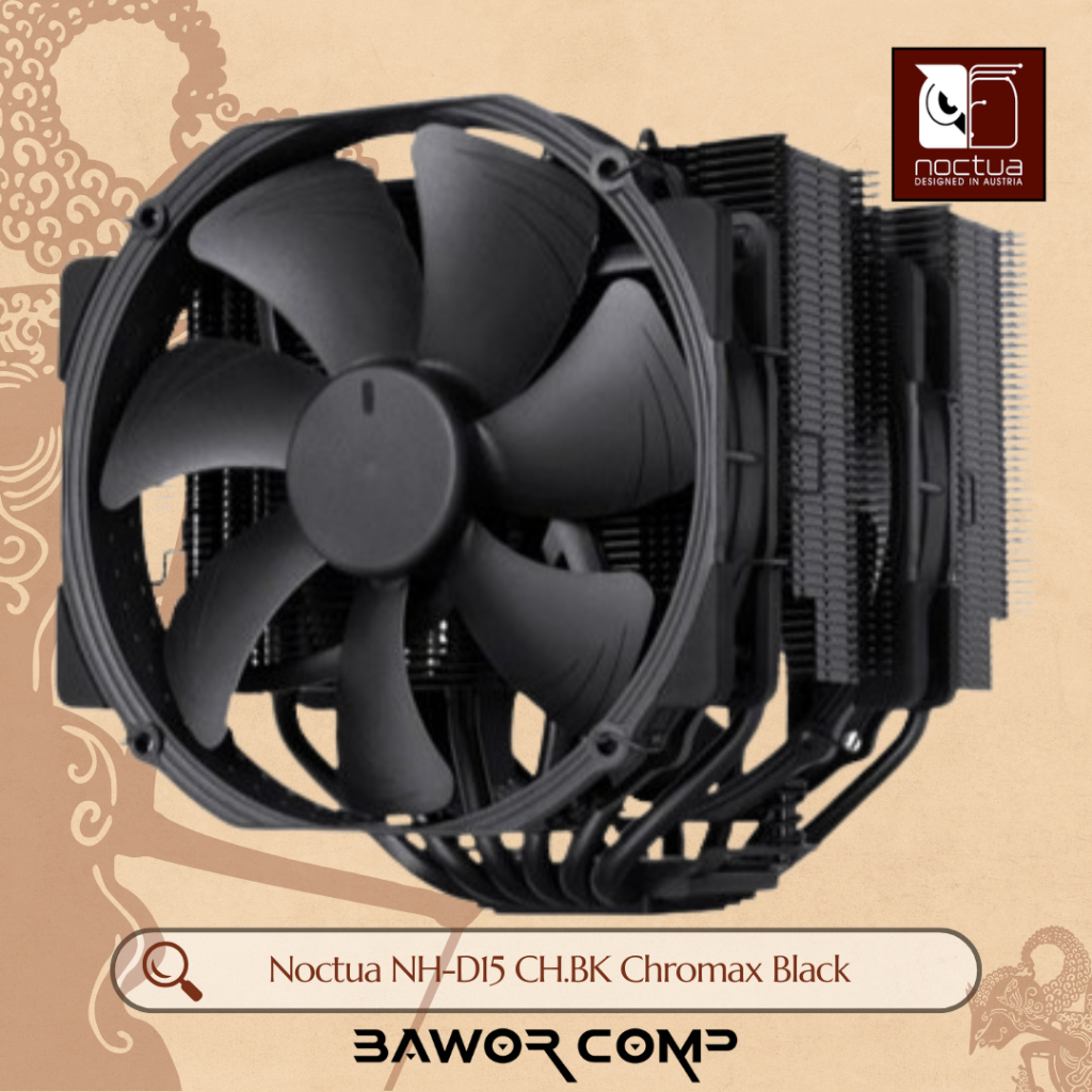 Jual Noctua NH-D15 CH.BK Chromax Black - Twin Tower PWM | CPU Cooler ...