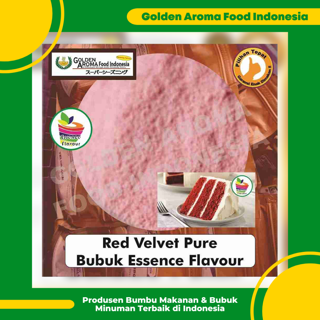 Jual Bubuk Red Velvet Pure Efe 1/2 KgEssen Flavor Ekstrak Red Velvet ...